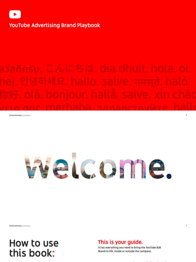 (Internal Only) YouTube B2B Brand Playbook 2 | PDF | Typefaces | Typography