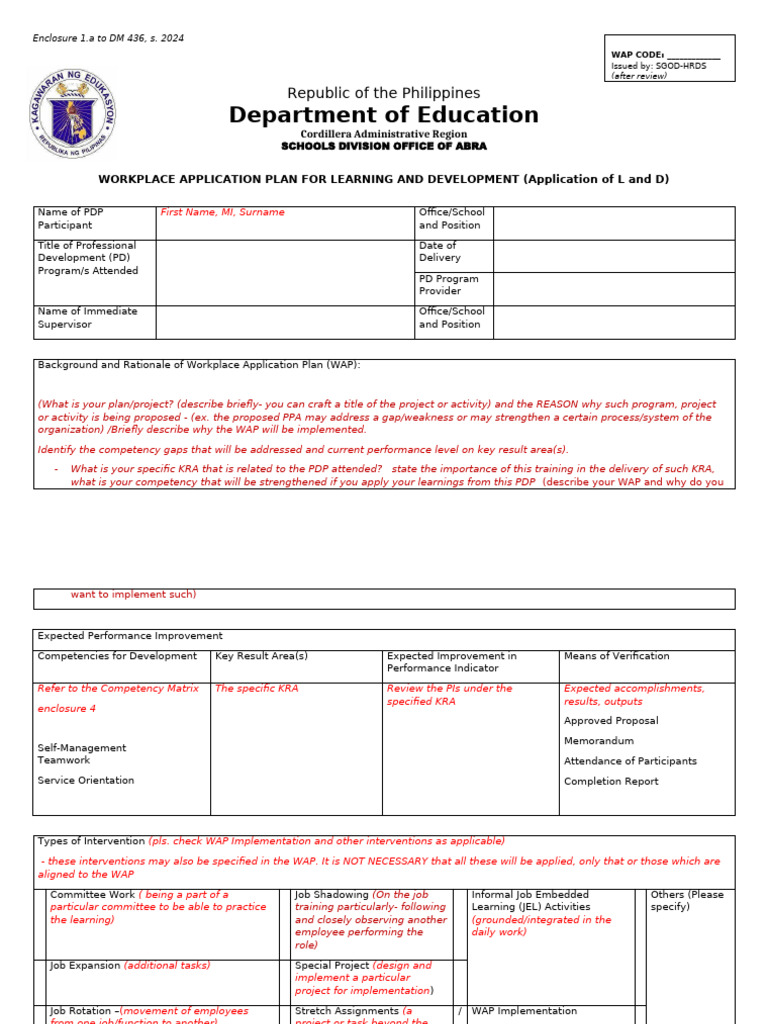 l.-1.a-WAP-forTeachers-and-other-School-based-Personnel | PDF ...