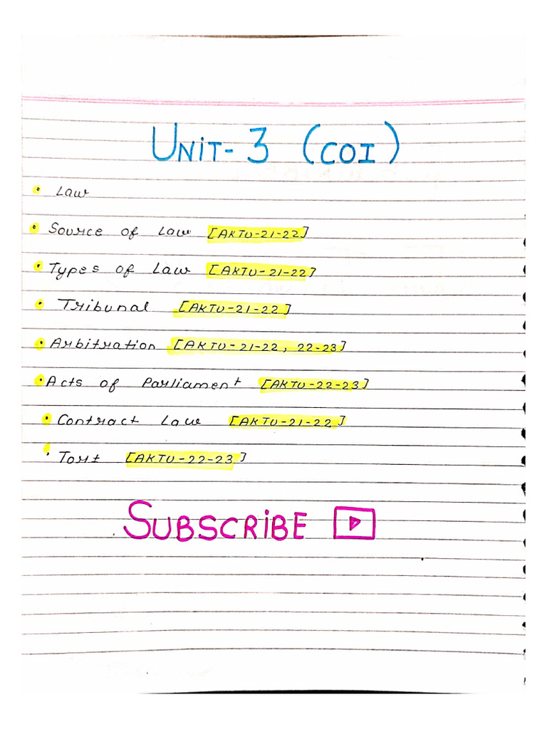 COI Unit 3 by MultiAtoms | PDF