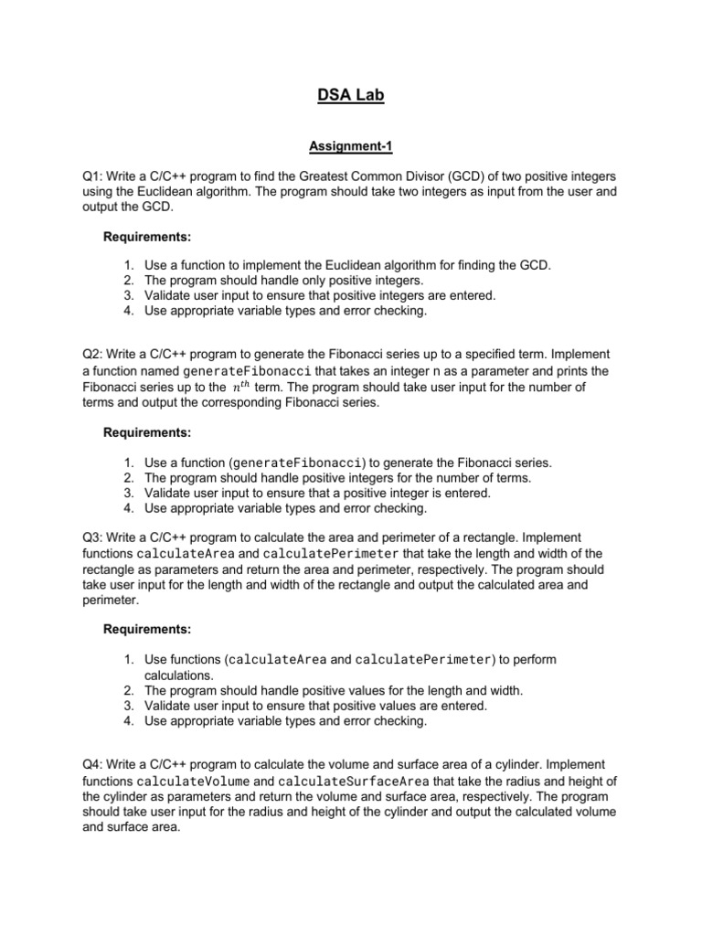 C/C++ Programming Assignments Guide | PDF | Parameter (Computer Programming) | C++