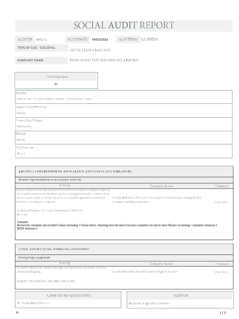 Indo Novo SOF Report 3.18.2024 | PDF