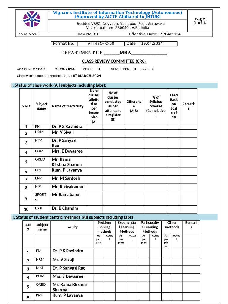 CRC 2023 Batch Formate 19-04-2024 | PDF