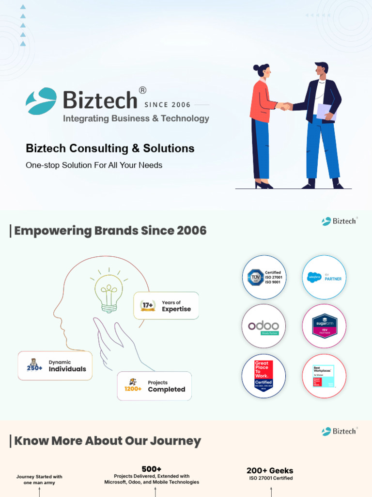 Biztech Corporate PPT - May 2024 | PDF | Customer Relationship ...