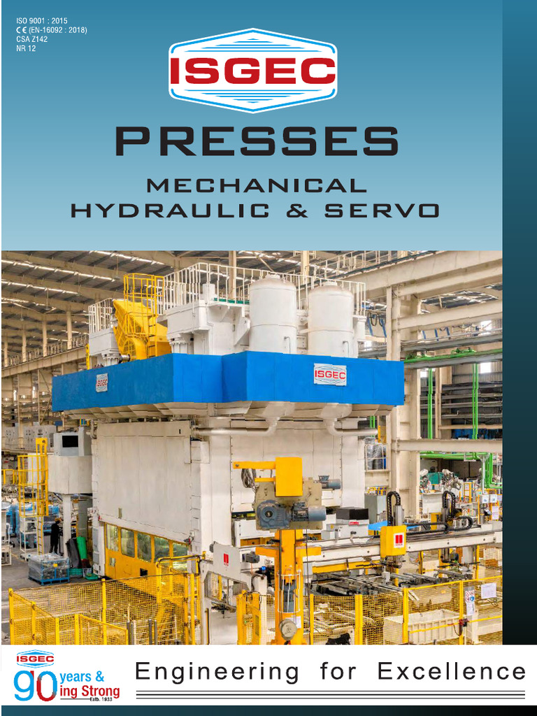 Isgec Presses Brochure2023 | PDF