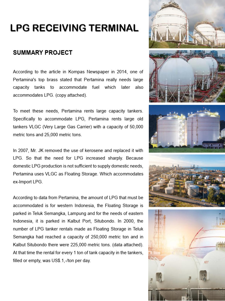 LPG Receiving Terminal Project Overview | PDF | Liquefied Petroleum Gas ...