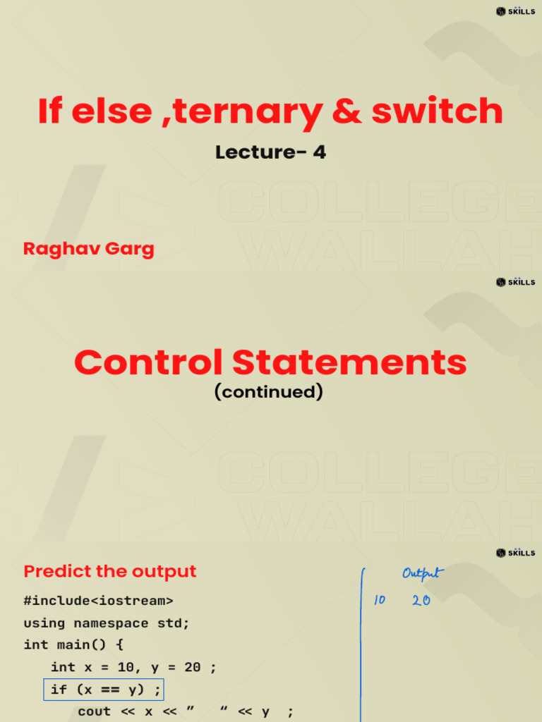 Fundamentals Of Programming 1 02 Class Notes Decode Dsa With C 20 64e49f97f4cb5500180ad522