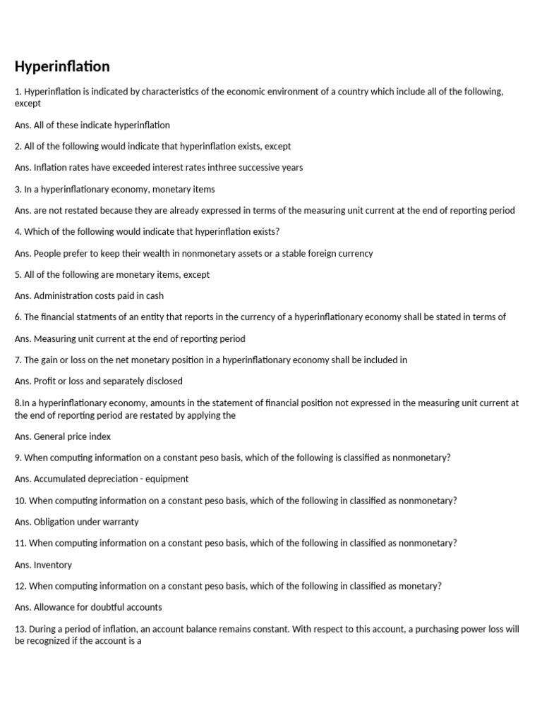 Hyperinflation-WPS Office | PDF | Pension | Deferred Tax