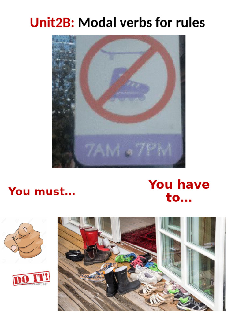 2B - Grammar - Presentation (Modals Only, Controlled Practice) Copy | PDF