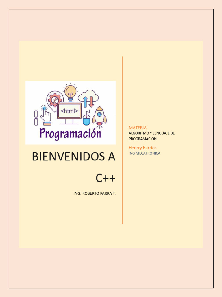 ALGORITMO Y LENGUAJE DE PROGRAMACION | PDF | Bibliotecas de computadoras | Programación de ...