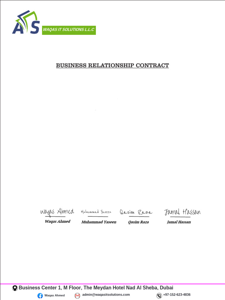 Business Partnership Agreement Template | PDF