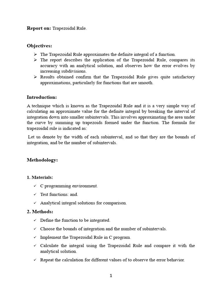 lab 6 7 | PDF | Integral | Numerical Analysis