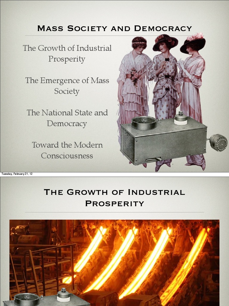CHAPTER 20 - Mass Society and Democracy | Download Free PDF | Socialism | German Empire