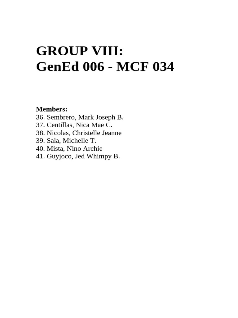 GROUP-VIII | PDF | Wisdom
