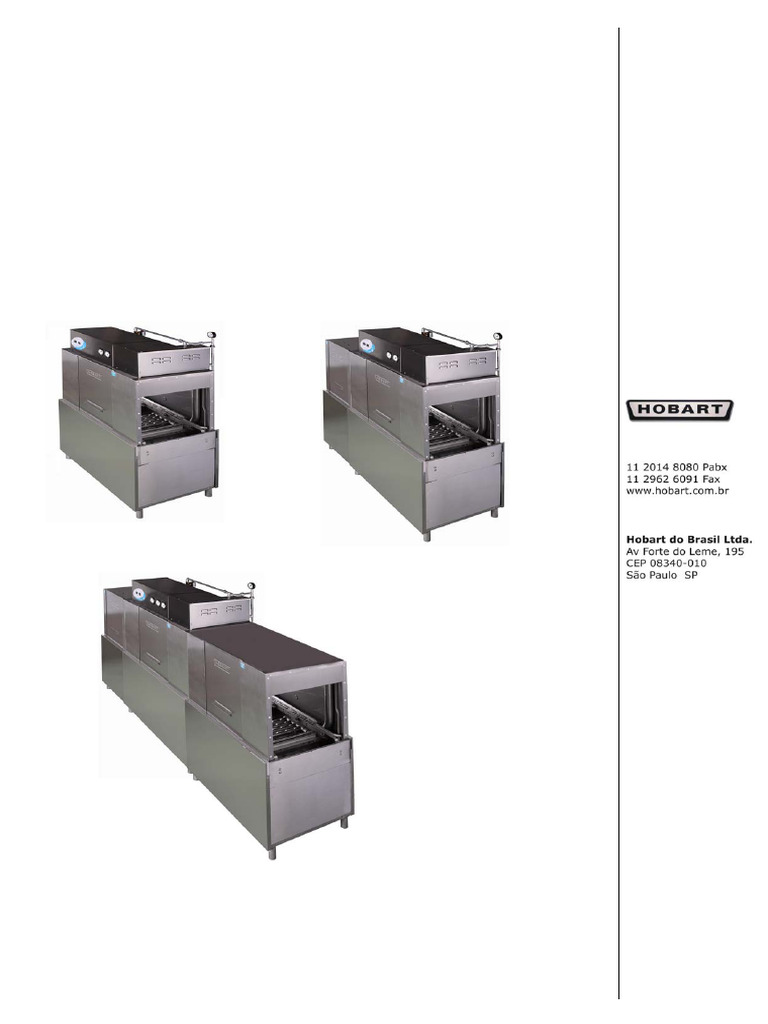 Manual de Instruções - Lavadora de Louças C44a - Crs66a - Crs110a ...