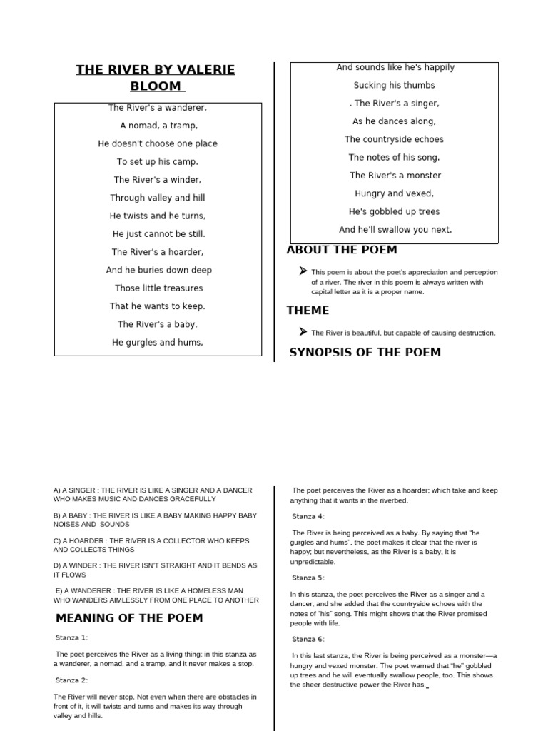 273386383-THE-RIVER | PDF | Poetry