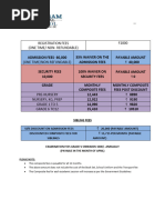 Fee Structure 2024 25 | PDF