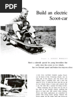 Electric Scooter Plans | PDF | Pipe (Fluid Conveyance) | Electric Motor