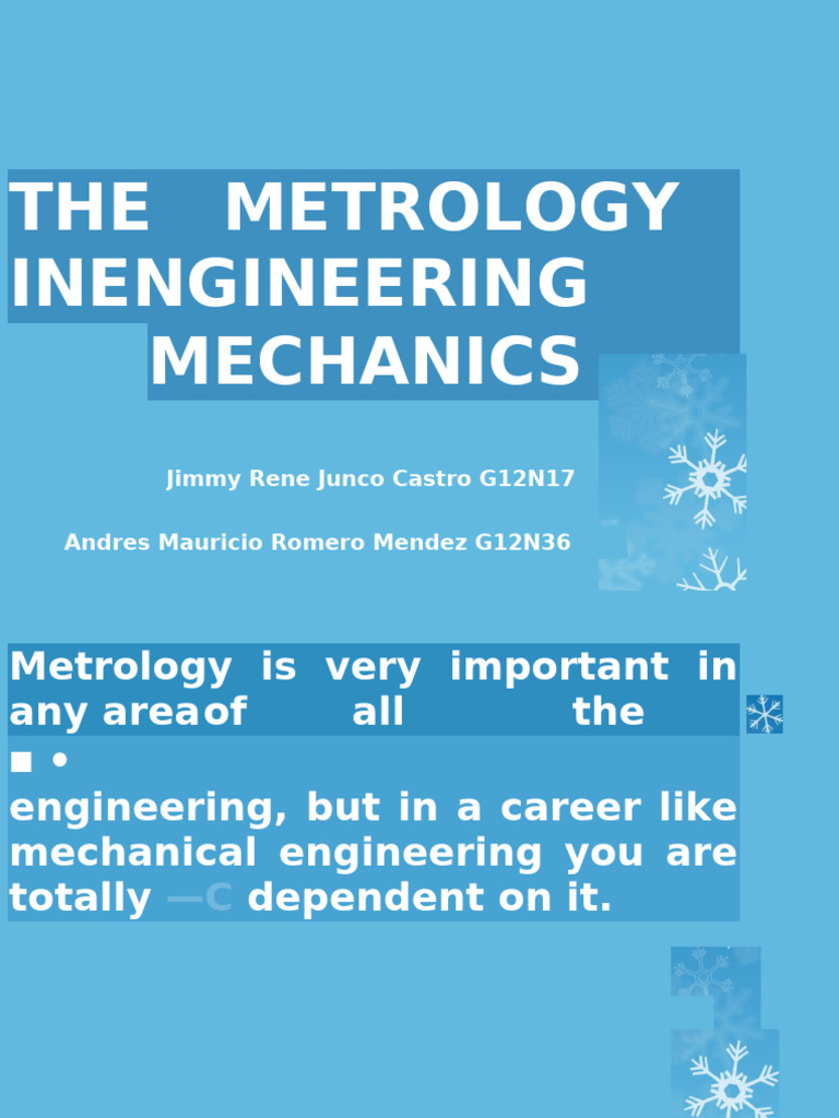 Importance of Metrology in Engineering | PDF | Nanotechnology | Metrology