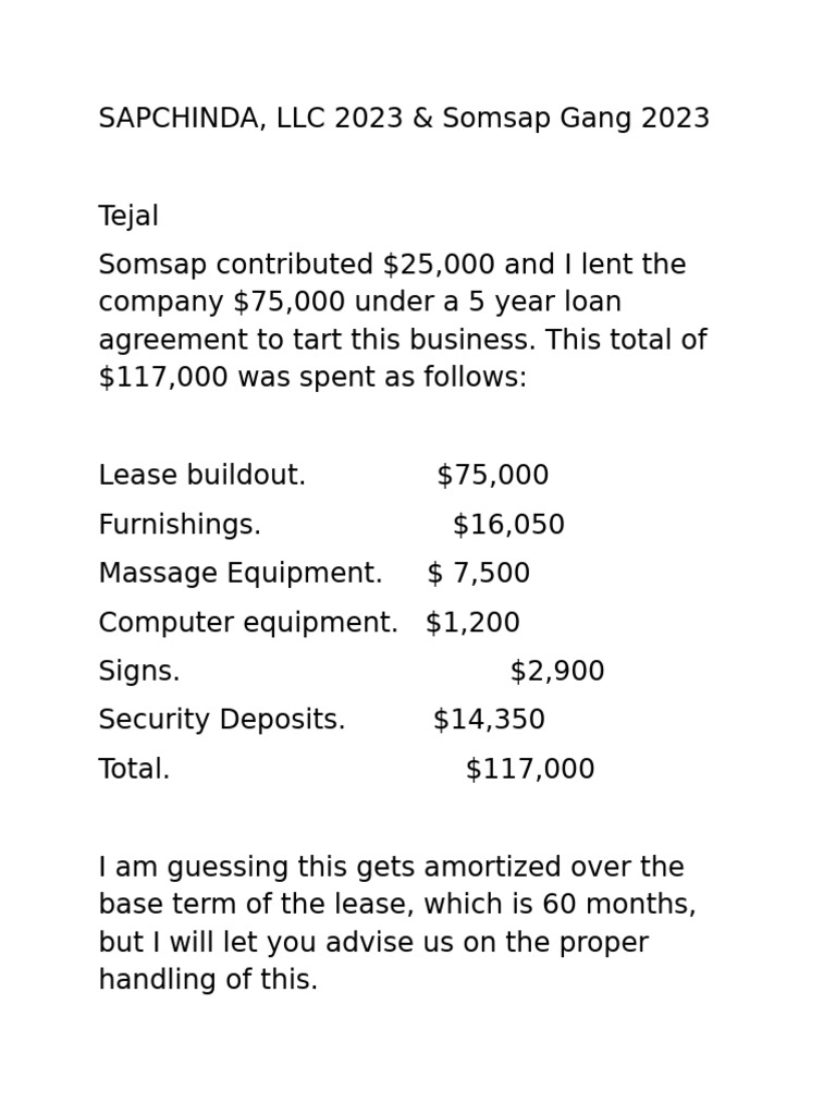 Jaja - Spa Tax 2023 To Tejal | PDF