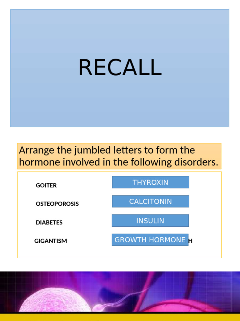 Hormones and Human Reproductive System | PDF | Reproductive System ...