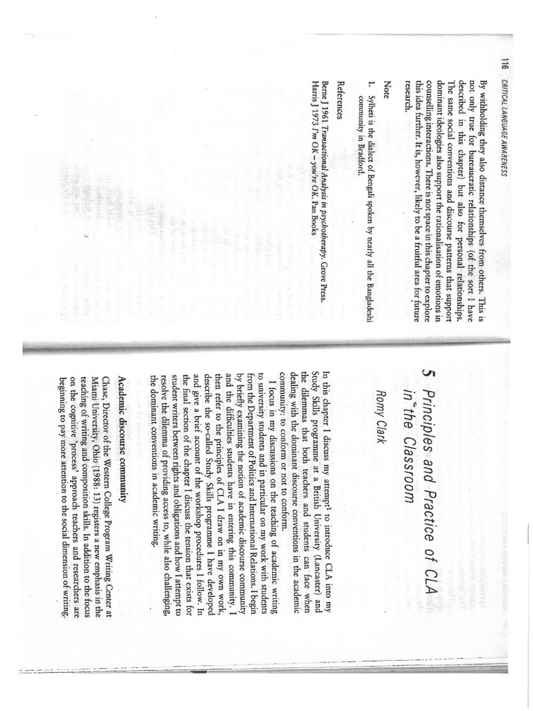 Principles and Practice of CLA | PDF