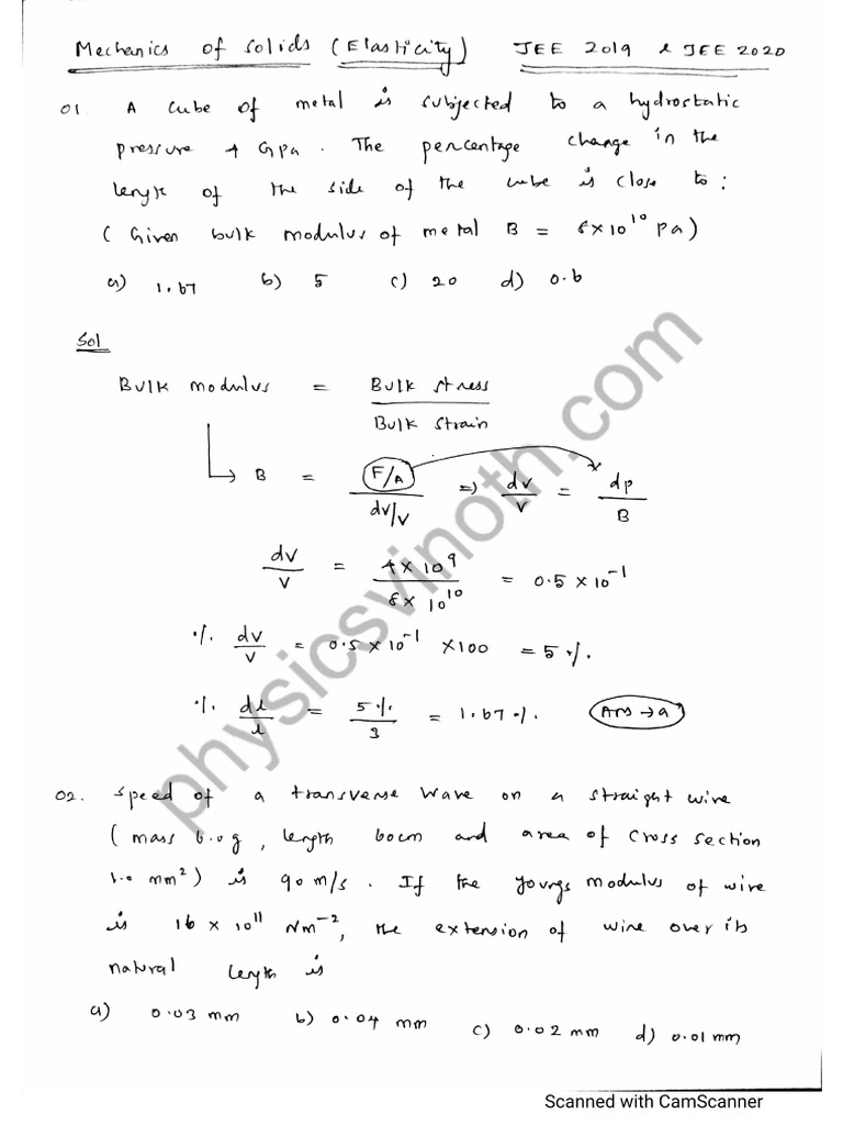 Solids JEE 2020 & JEE 2019_watermark | PDF