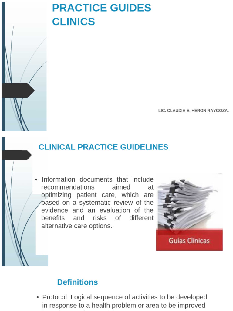 Clinical Practice Guidelines | PDF | Evidence Based Medicine | Medicine