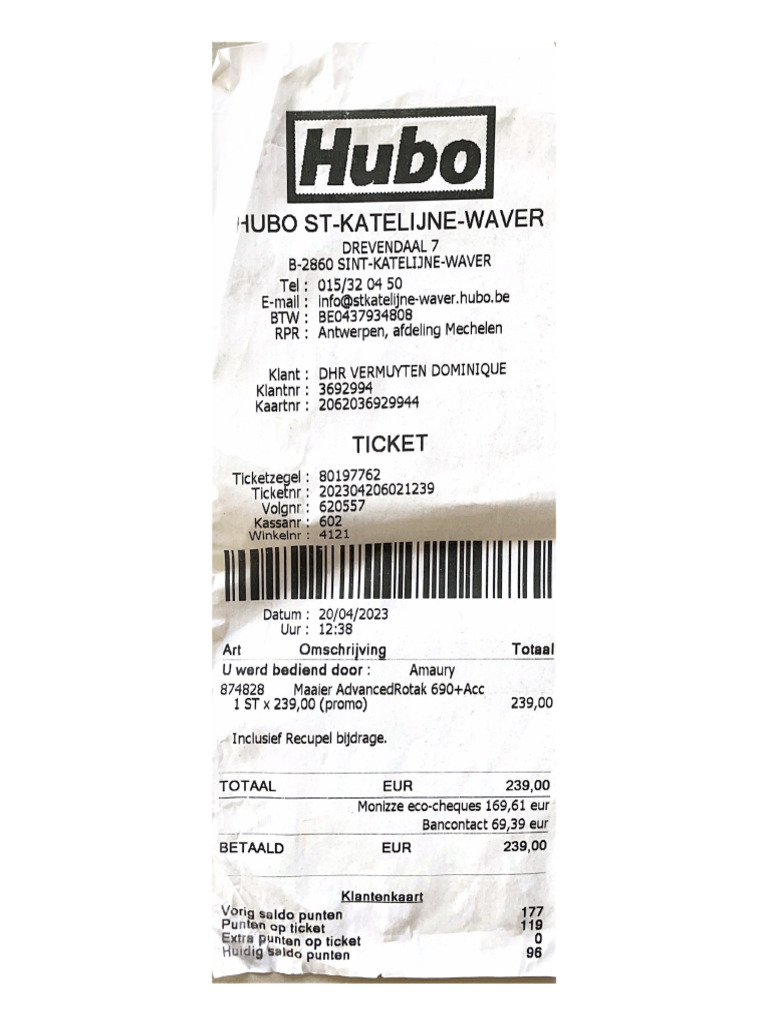 Hubo ST Katelijne Waver | PDF