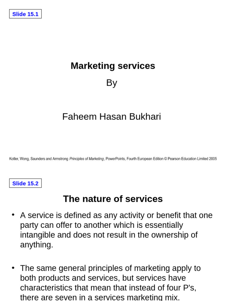 Services Marketing | PDF | Marketing | Business Economics