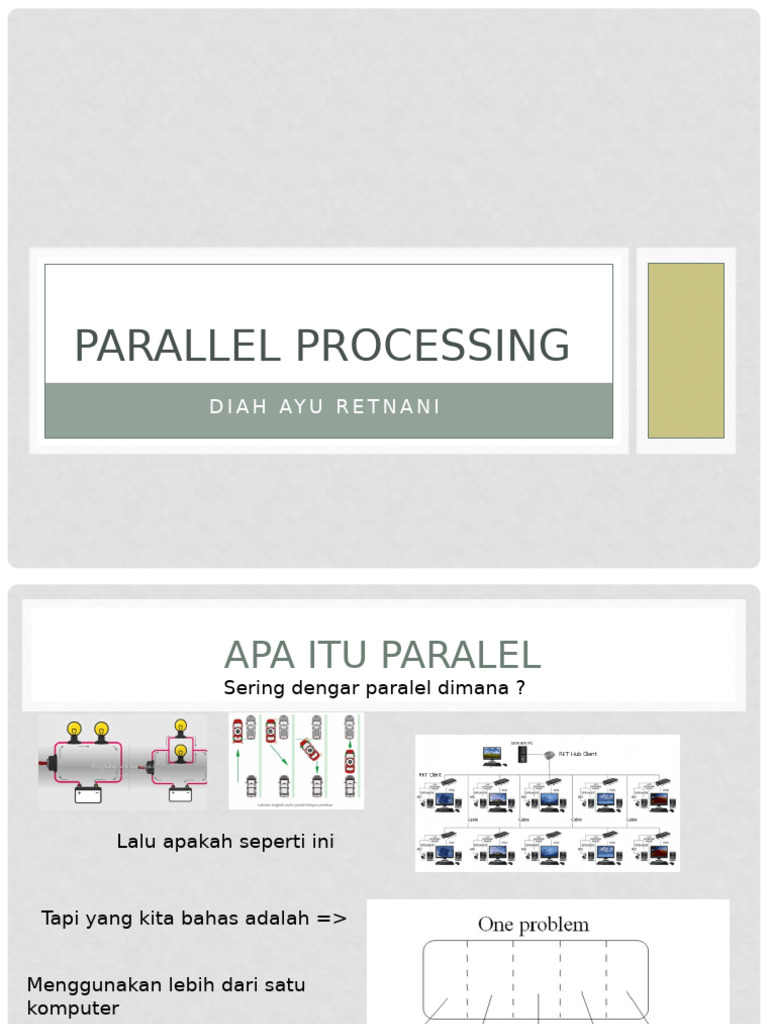 Konsep dan Arsitektur Pemrosesan Paralel | PDF