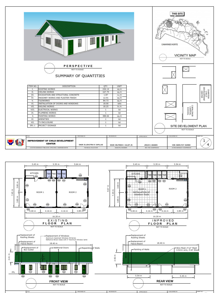 Poblacion Tech Plan | PDF | Window | Building Engineering