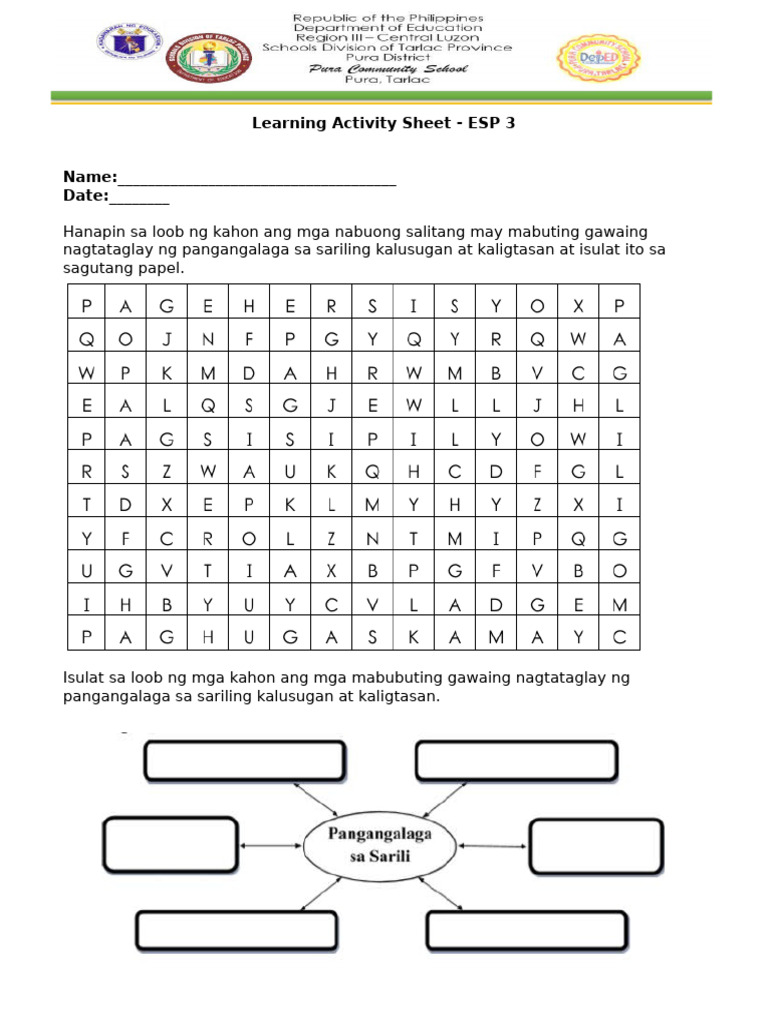 Learning Activity Sheet Grade 3 | PDF | Linguistic Typology | Languages