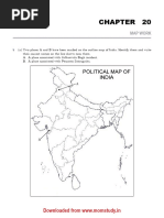 Class 10 History - Nationalism in India Map-Work | PDF