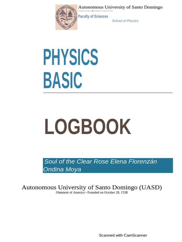 Basic Physics Practice Notebook | PDF | Multiplication | Euclidean Vector