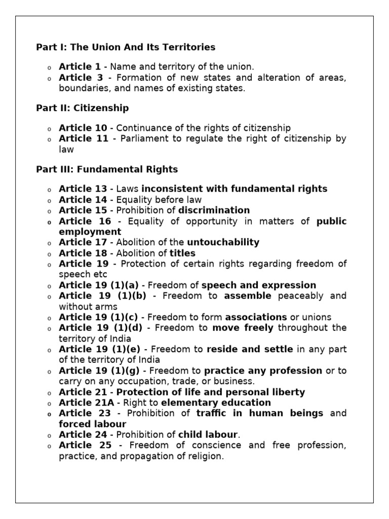 Important articles | PDF | Public Law | Governance