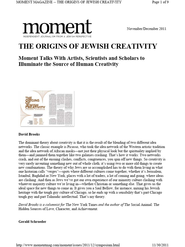 Jewish Creativity Explored | PDF | Kabbalah | Creativity