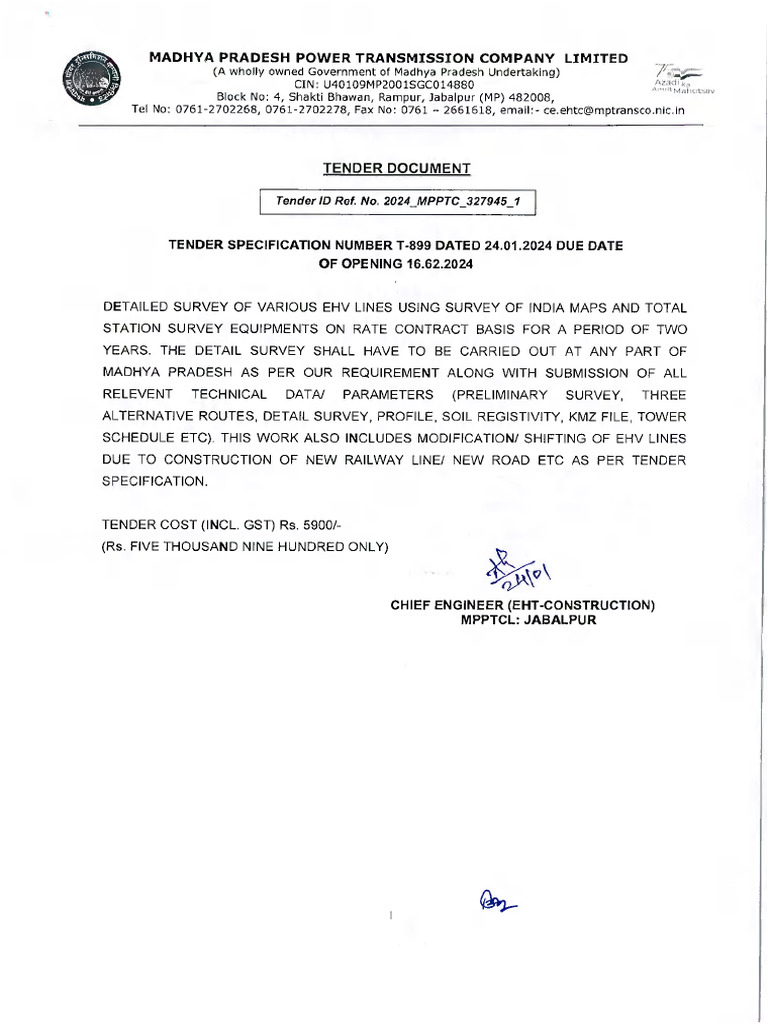 MPPTCL Tender-Document | PDF