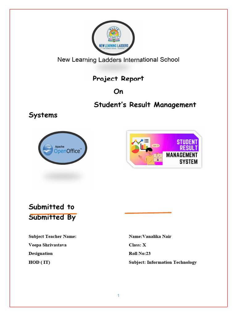 Vanalika Final project Class 10 IT 6-12-24 completed Group 4 | PDF | Databases | Software