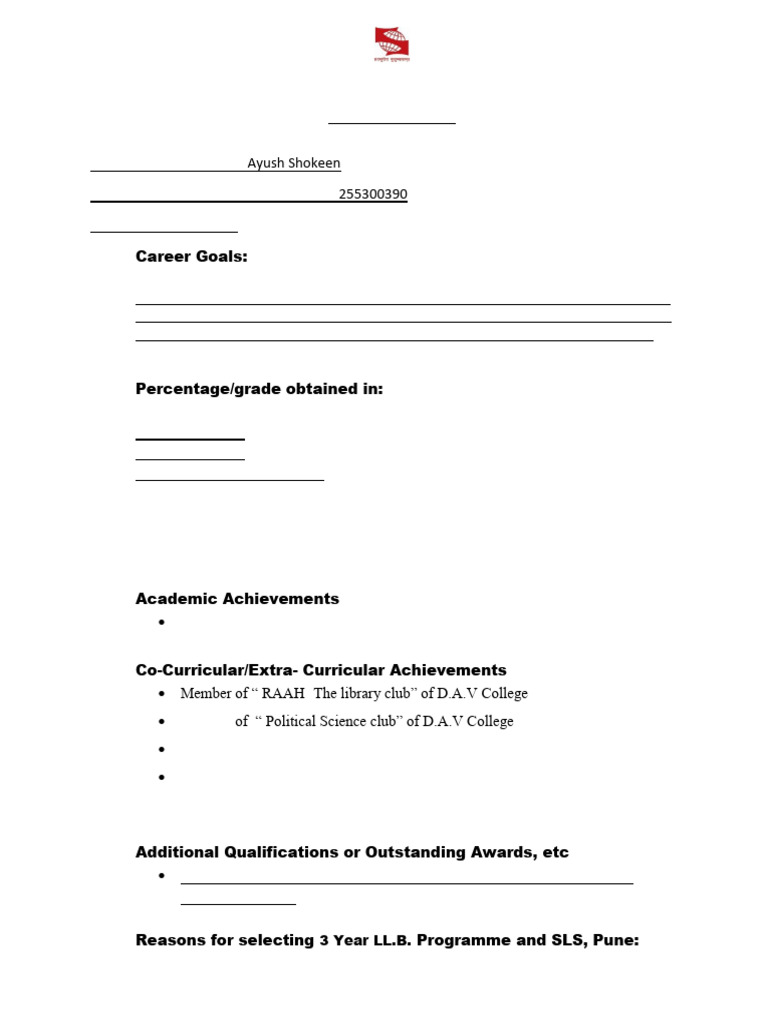 Brief CV | PDF