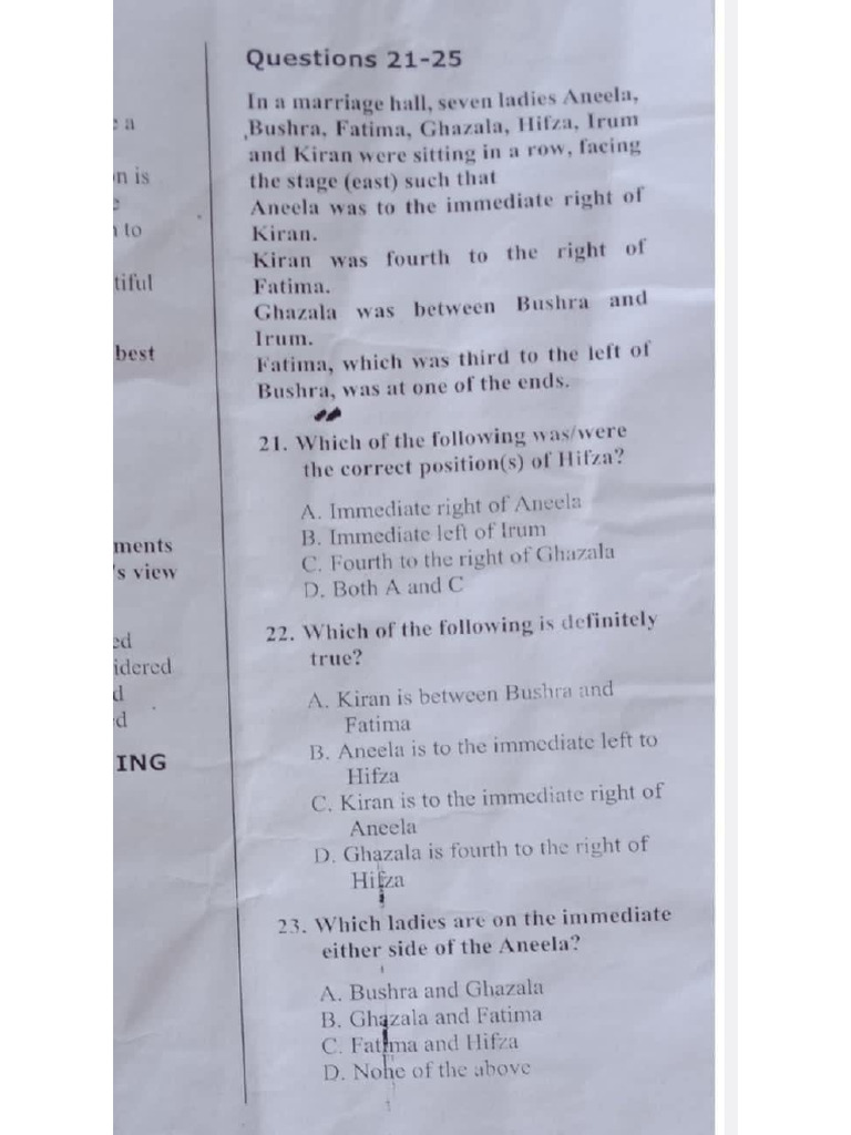 Analytical Reasoning Pdf