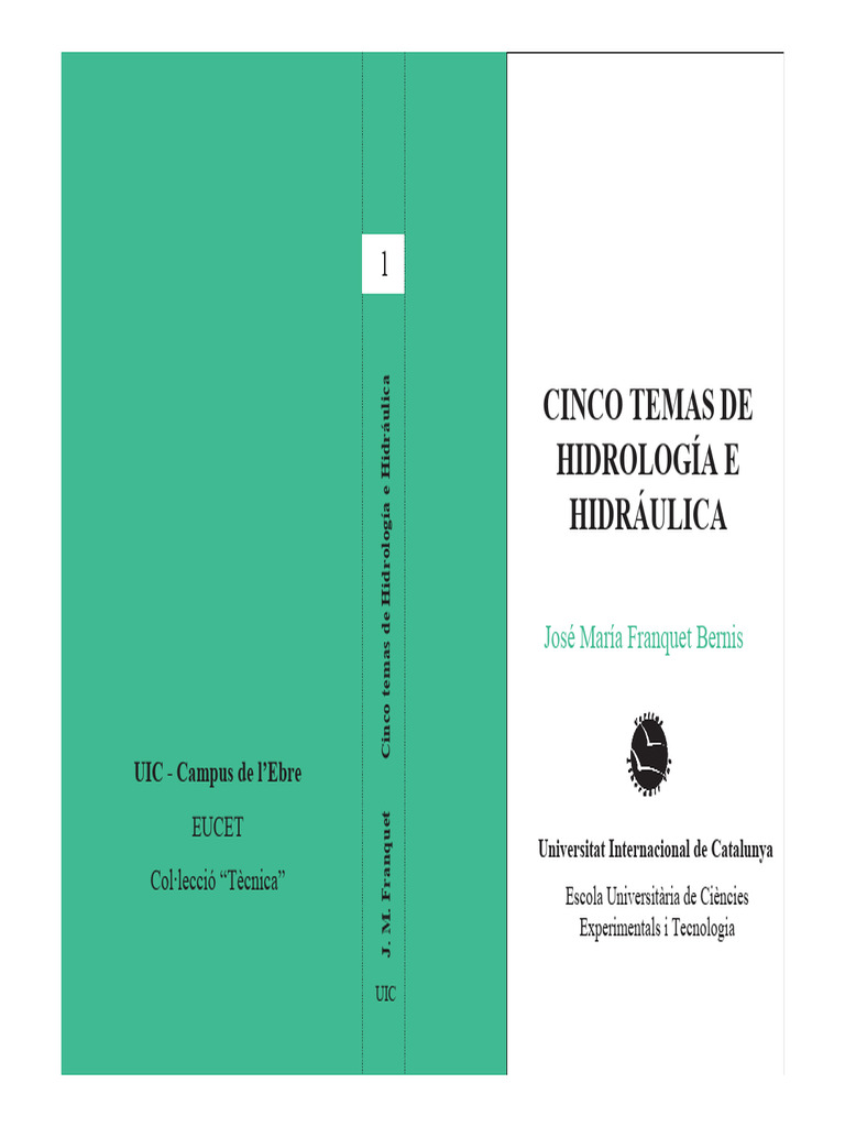Cinco Temas de Hidraulica e Hidrologia | PDF | Hidrología | Matemáticas