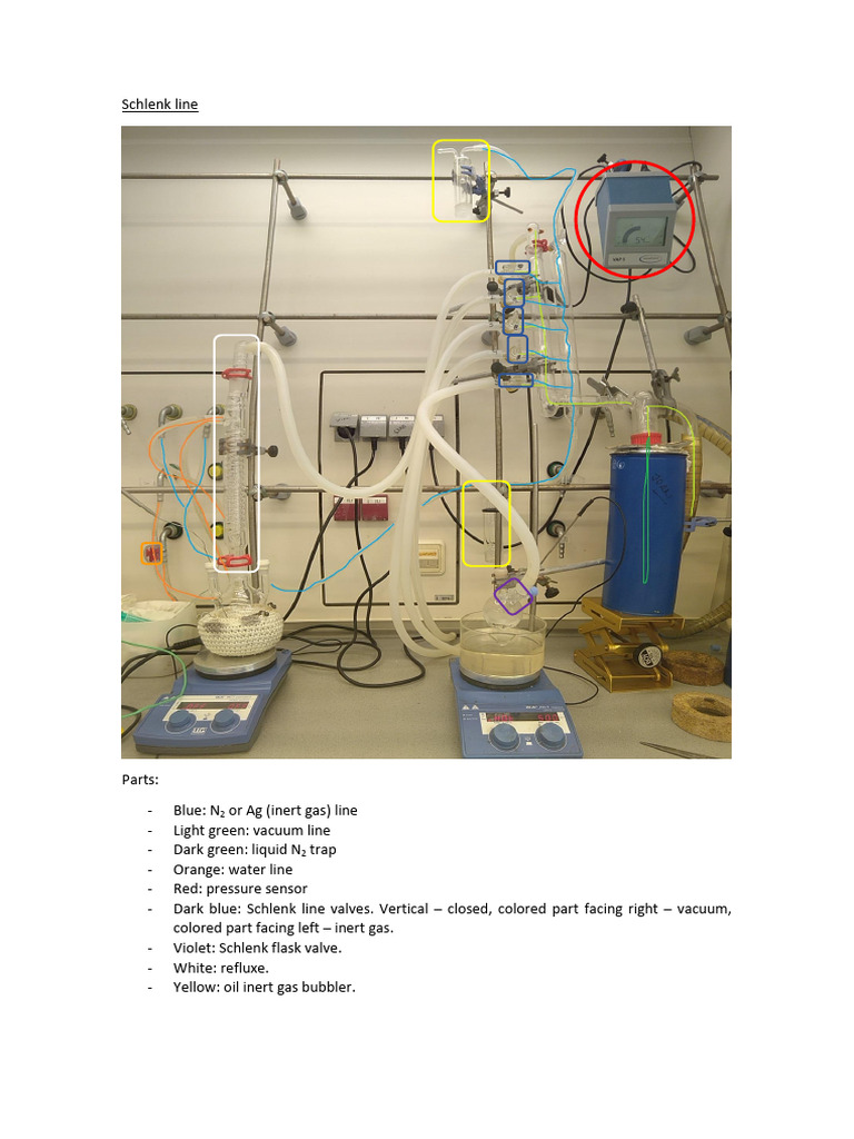 Schlenk Line Setup Guide | PDF