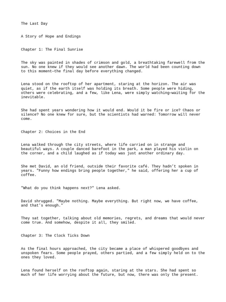 The Last Day | PDF