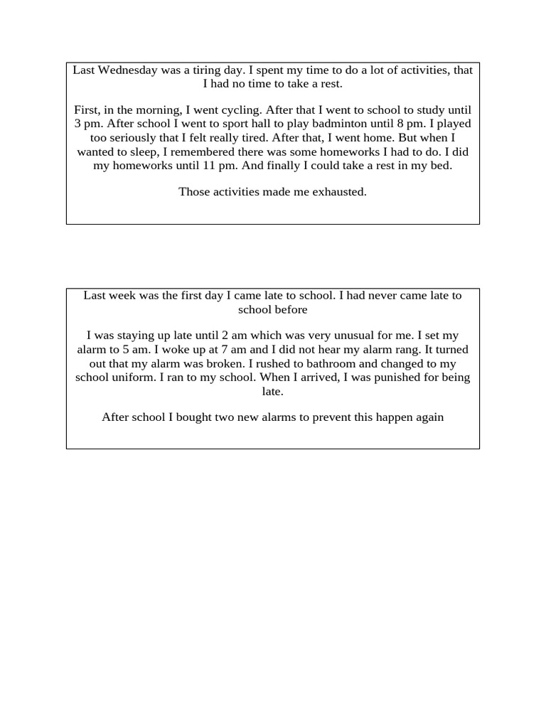 Latihan Recount Text | PDF