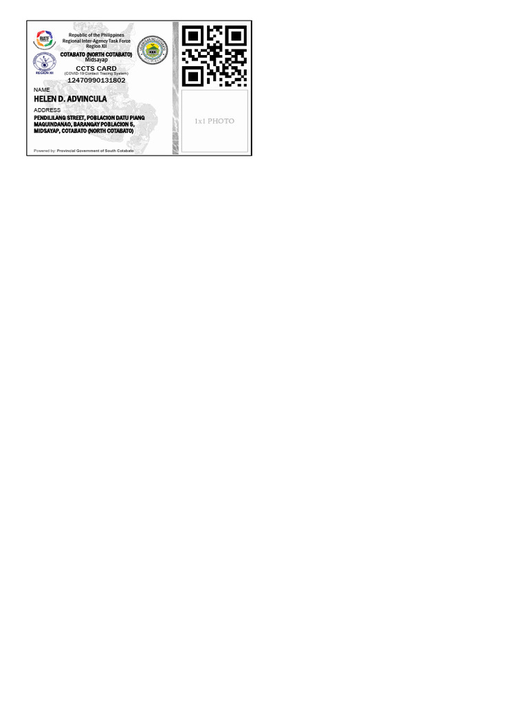 COVID-19 Contact Tracing Card | PDF