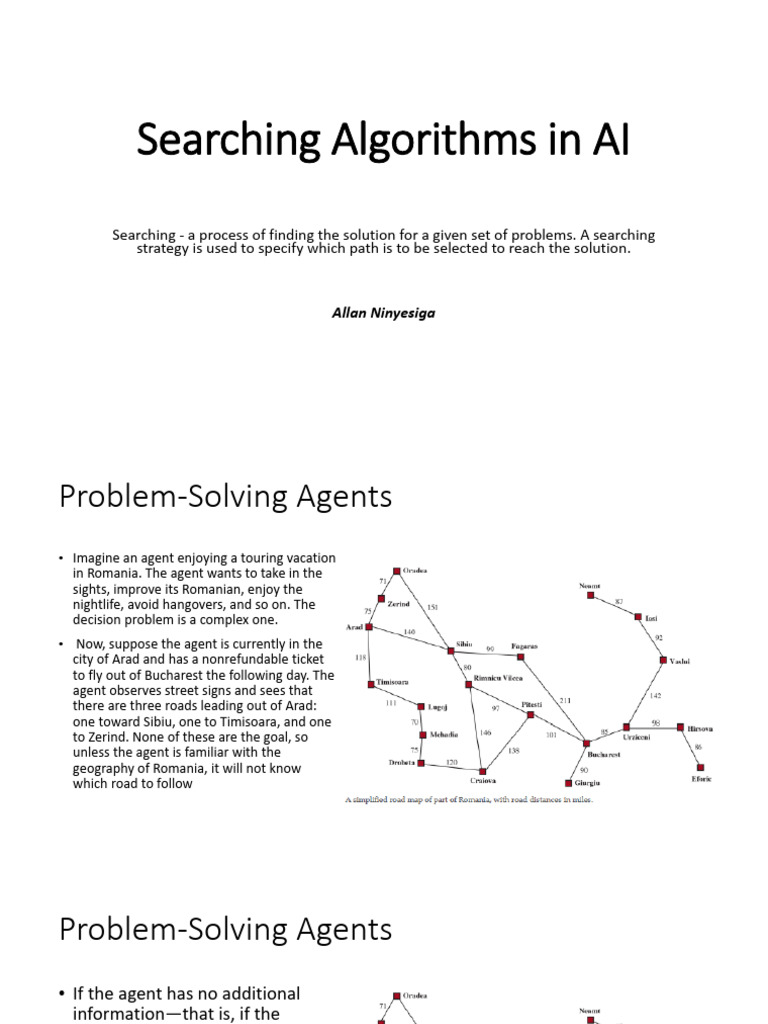 Lecture 3 Searching Algorithms in AI | PDF | Combinatorics | Computational Problems