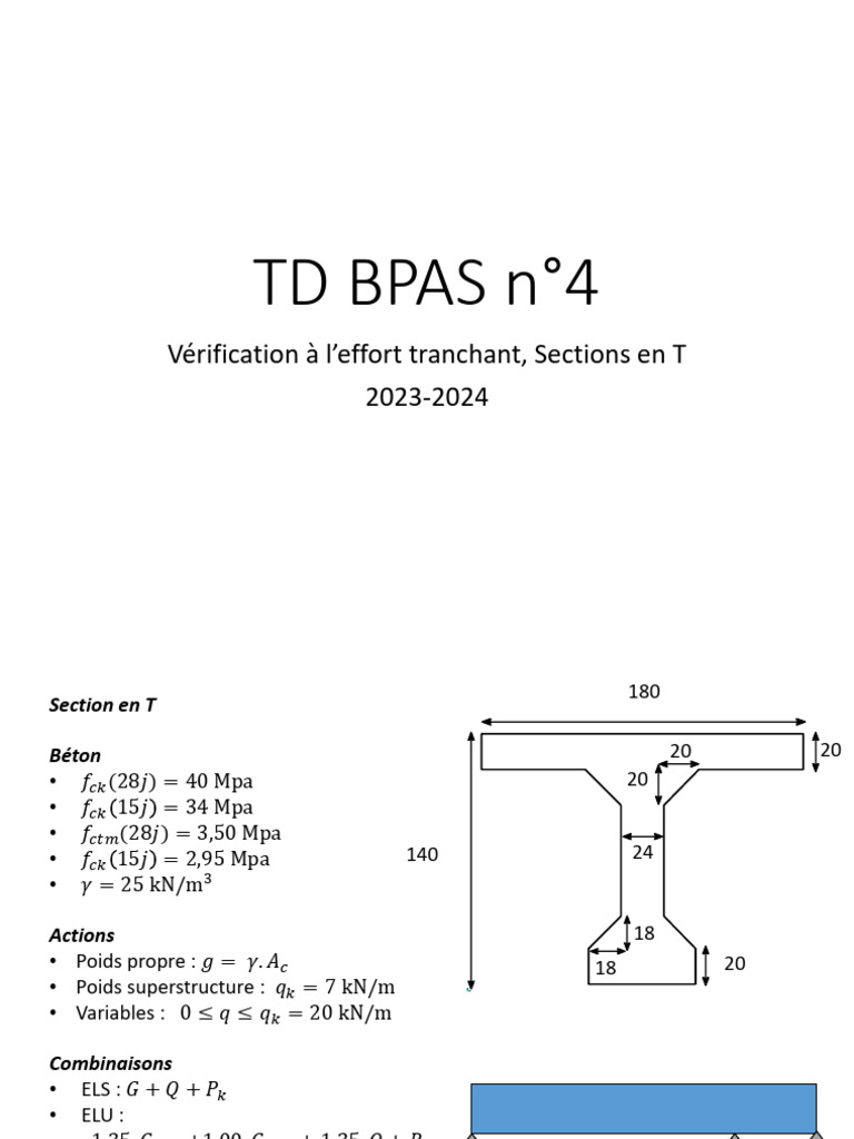 TD4 BPAS Corrige | PDF | Triangle | Déformation d'un matériau