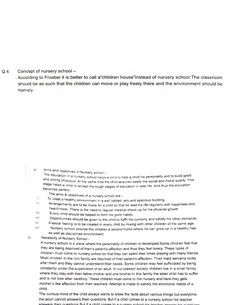 School Organisation Qus No 4(Beng) | PDF