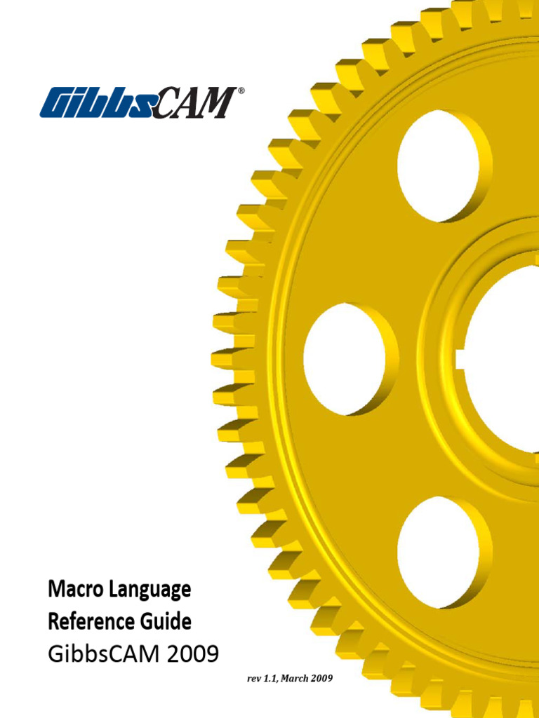 GibbsCAM Macro Reference | PDF | Trigonometric Functions | Parameter (Computer Programming)