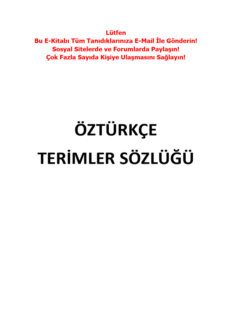TERIMLER | PDF